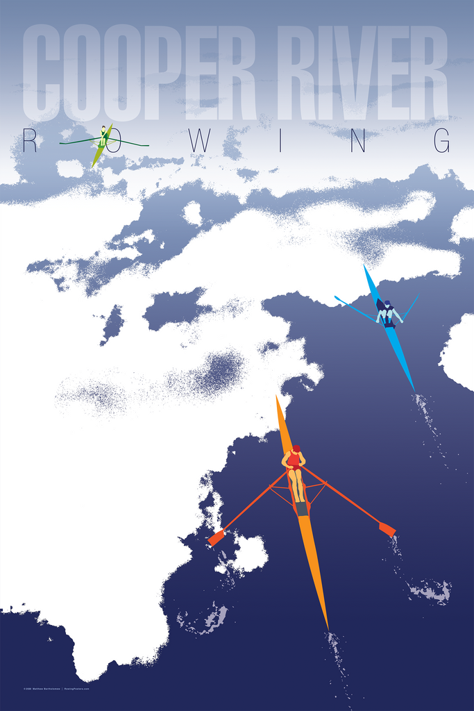 Cooper River – Men's Singles – RowingPosters